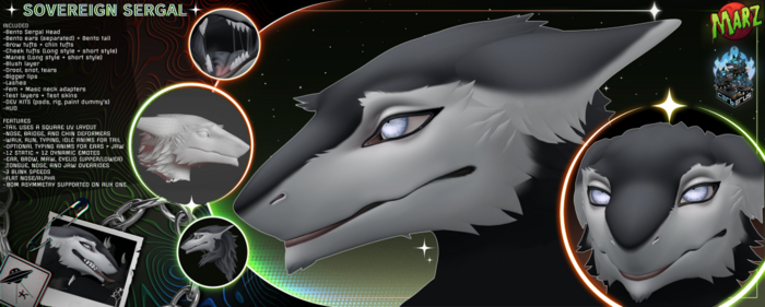 Second Life Marketplace - MARZ, Sovereign Sergal - V1