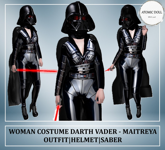 Second Life Marketplace - Costume Outfit Darth Woman
