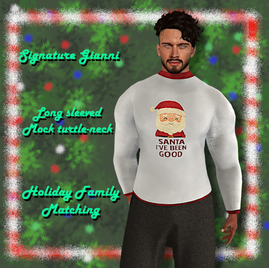 Second Life Marketplace - I've been good Mock Turtle-neck ~ Gianni