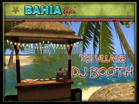 Second Life Marketplace - Tiki Tropical Beach Dj Booth