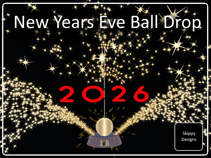 Second Life Marketplace - 2026 New Years Eve - Ball Drop