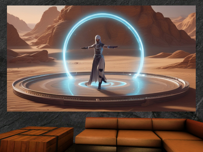 Second Life Marketplace - Modern Wall Canvas Artwork – Cinematic ...