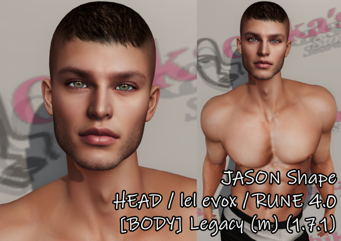 Second Life Marketplace - JASON Shape - HEAD / lel evox / RUNE 4.0