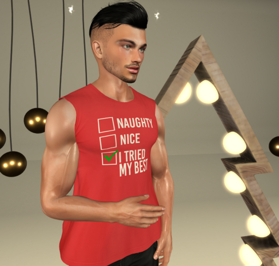 Second Life Marketplace - ~WRC~ I Tried Mens Tank