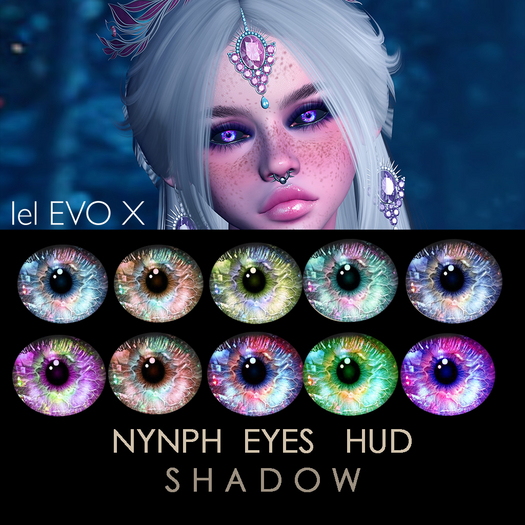 Second Life Marketplace - Shadow - Nynph Eyes HUD Lel Evo X
