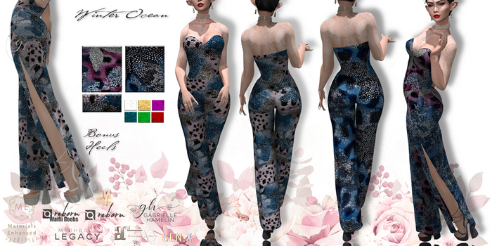 Second Life Marketplace - ♥ {GH} Eloisa Diamond Sparkles Jumpsuit 2025 ...