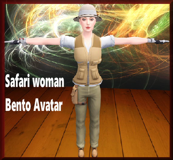 Second Life Marketplace - FP Safari Woman bento adventure avatar