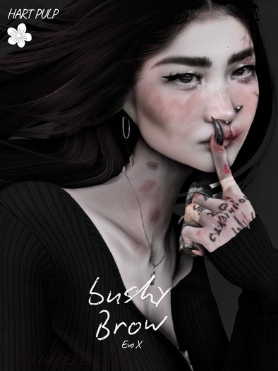 Second Life Marketplace - Hart Pulp - Bushy Brow / Evo X