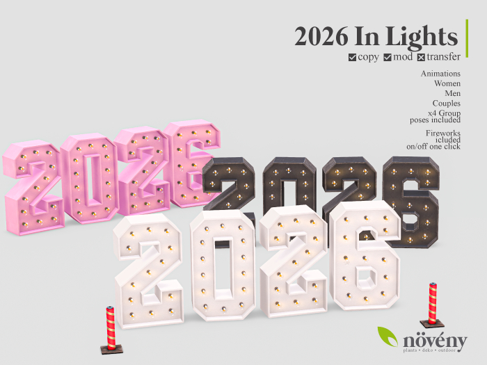 Second Life Marketplace - Noveny - 2026 in Lights - AddMe