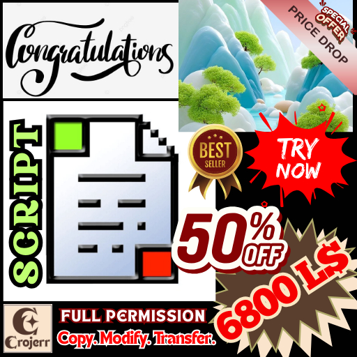 Second Life Marketplace - Rotate Vertical Script Version 1.0 – Full ...