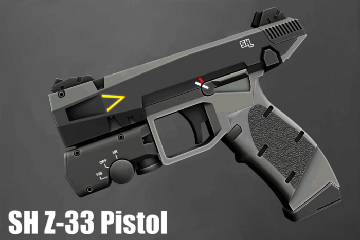 Second Life Marketplace - SH RP Prop Gun - Z-33 Pistol
