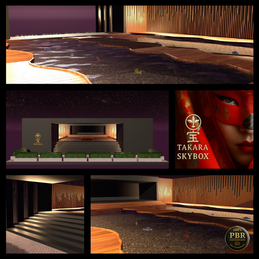 Second Life Marketplace - Takara Skybox Black v2 (OPEN VERSION) ONLY PBR