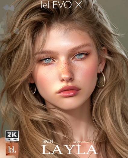Second Life Marketplace - E.BEAUTY - LAYLA SKIN PALE [LELUTKA EvOX]