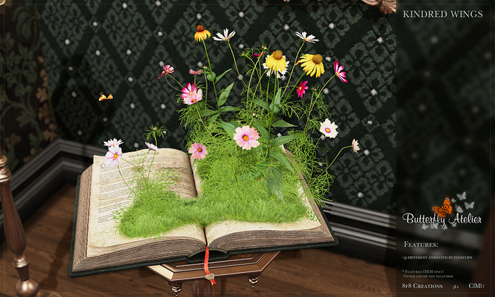 Second Life Marketplace - 8f8 - Butterfly Atelier - Kindred Wings