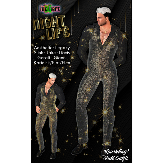 Second Life Marketplace - hizNherz Nightlife Men's Outfit