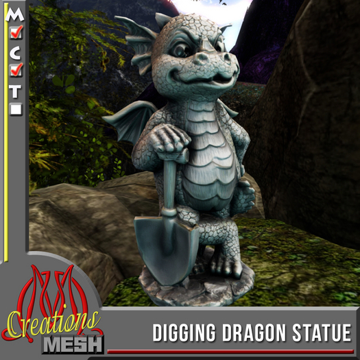 Second Life Marketplace - Digging Dragon CM box, where did it bury the ...