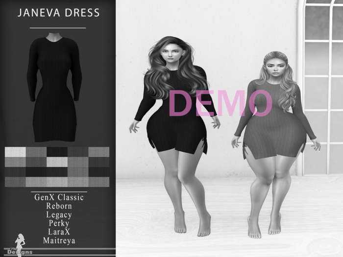 Second Life Marketplace - Janeva Dress Demo Hud B1