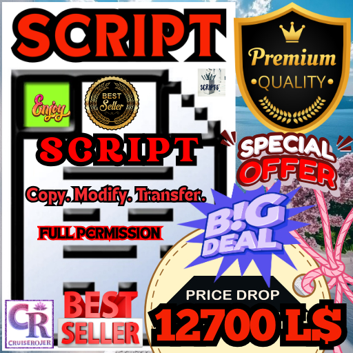 Second Life Marketplace - WaveMotion V1 – Full Perm Wave Script