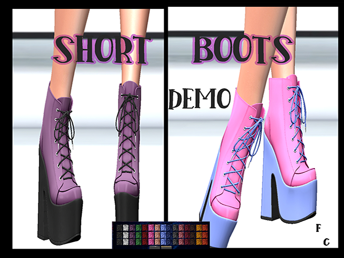 Second Life Marketplace - {F C} Small Boots - DEMO
