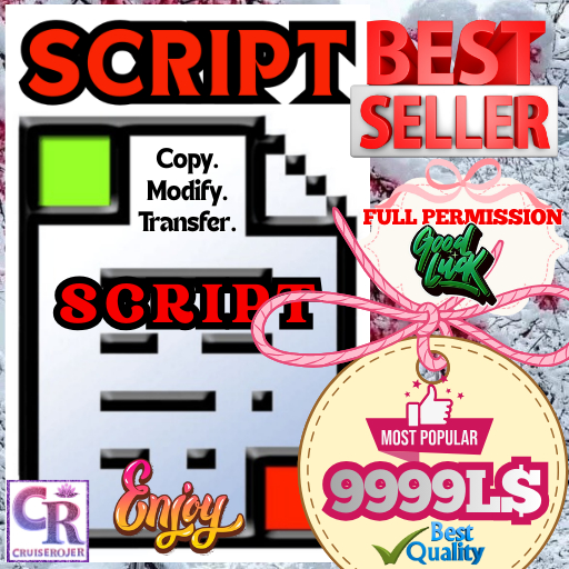 Second Life Marketplace - New Script – Full Perm Universal Script