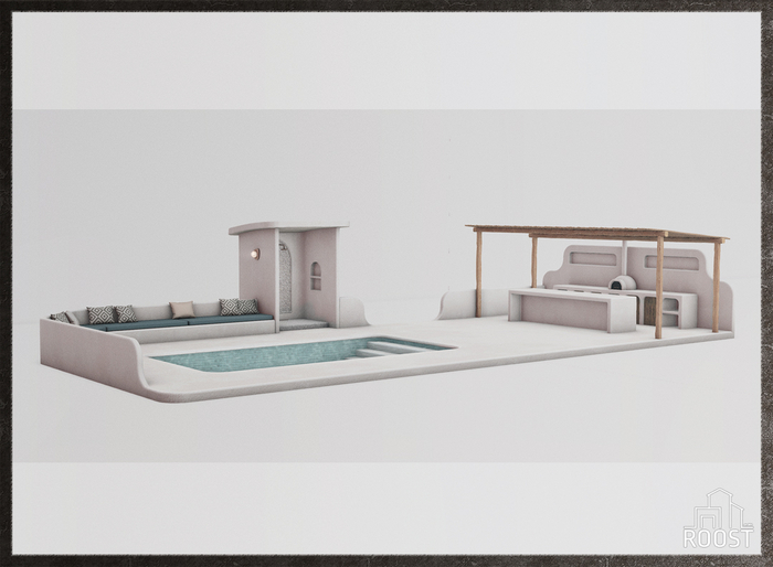 Second Life Marketplace - ROOST - Tierra Pergola Pool
