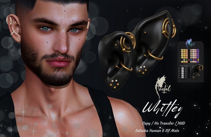 Second Life Marketplace - FaeTal - Whitley - LeLutka Human & Elf Male