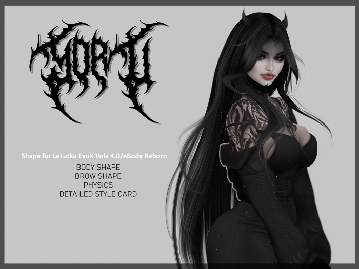 Second Life Marketplace - DEVILISH SHAPE - LeLutka Vela 4.0 / Reborn ...