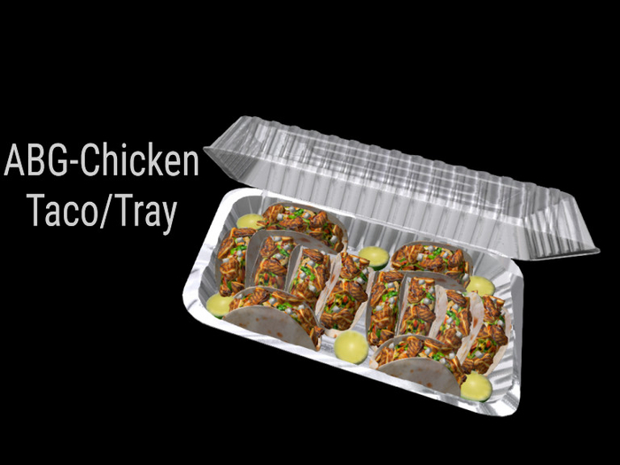 Second Life Marketplace - ABG-CHICKEN TACO/TRAY