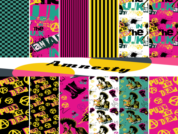 Second Life Marketplace - Punk Rock Textures 1024X1024 "BOXED"
