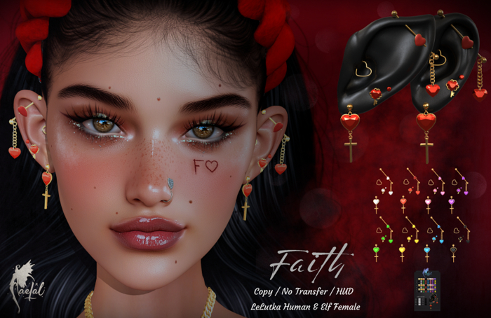 Second Life Marketplace - FaeTal - Faith - LeLutka Human & Elf Female