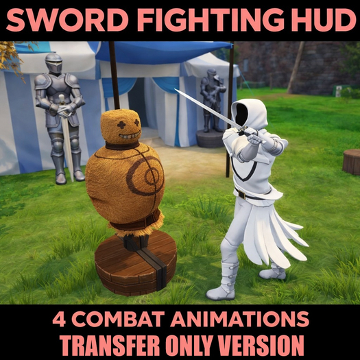 Second Life Marketplace - Sword Fighting Animations Hud!