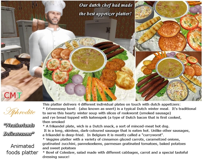 Second Life Marketplace - Traditional Dutch platter (boxed)