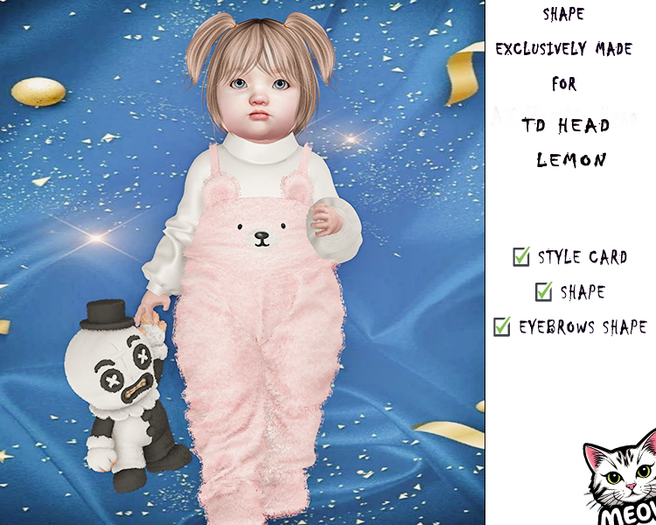 Second Life Marketplace - -MEOW- BABY Shape ALINA FOR -*TD* Bento Mesh ...