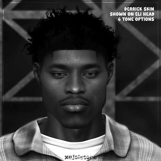 Second Life Marketplace - [x.s] DERRICK SKIN - ELI HEAD - DEMO