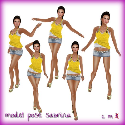 Second Life Marketplace - NEW! PURPLE POSE SABRINA - Female poses