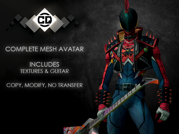 Second Life Marketplace - .:CQ:. Spider Punk 2099 Bento Avatar