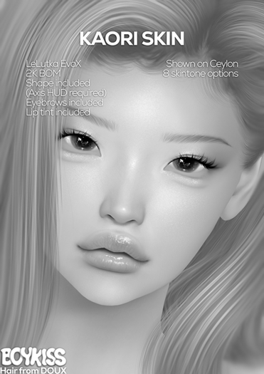 Second Life Marketplace - boykiss - kaori skin [demo]