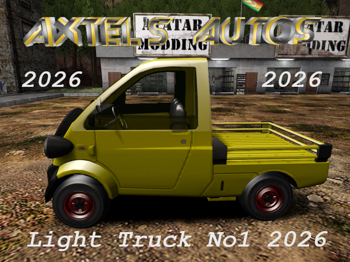 Second Life Marketplace - Light truck Type 1_2026 UPDATE January 2026