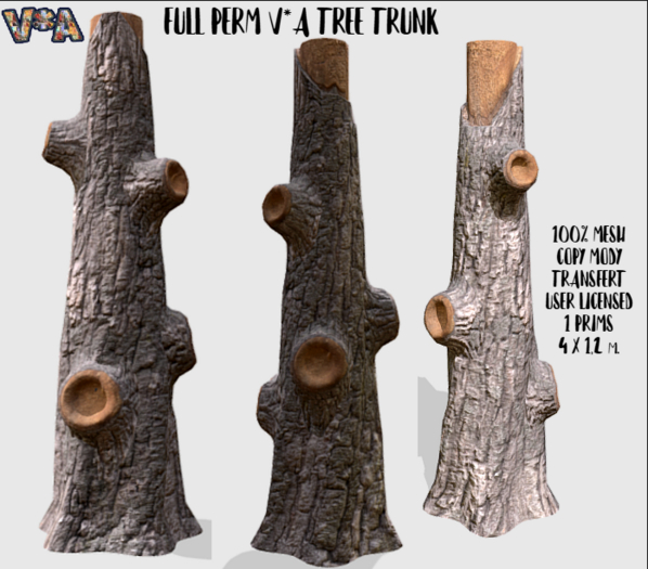 Second Life Marketplace - FULL PERM V*A TREE TRUNK