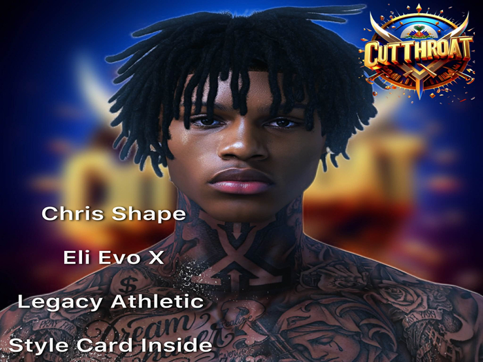 Second Life Marketplace - [CUTTHROAT] CHRIS SHAPE ELI EVO X