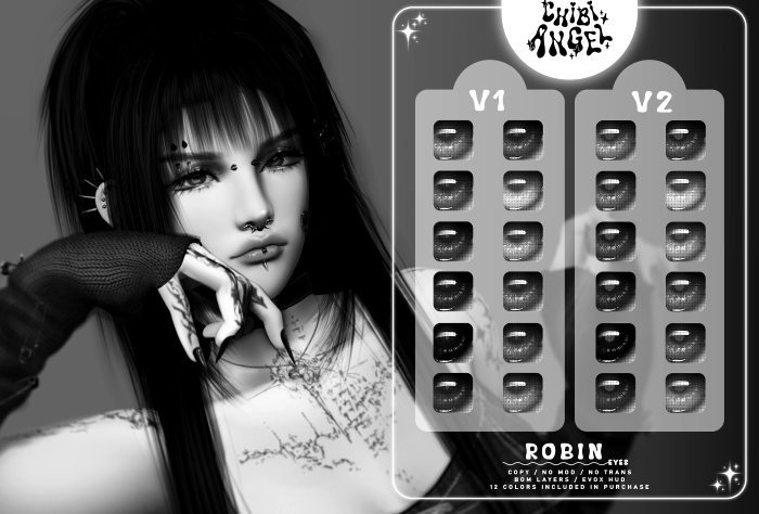 Second Life Marketplace - DEMO. Chibi Angel . Robin eyes
