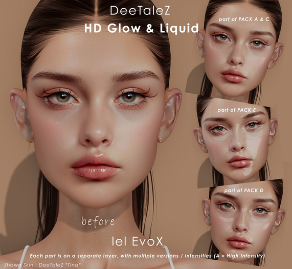 Second Life Marketplace - DeeTaleZ *SKINS* for lel EVOX - Addon - _G ...