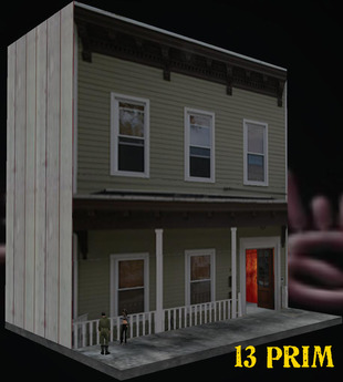 Second Life Marketplace - 2H Building - Olive House (20x15)