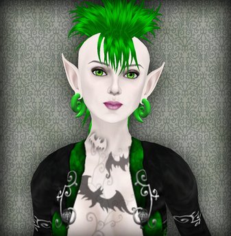 Second Life Marketplace - Schadenfreude Fey Ears with Spiral Horns