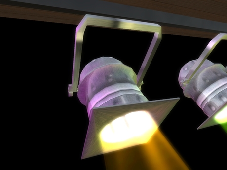 Second Life Marketplace - 3 SPOT LIGHTS STUDIO Multi Colours Wide Spectrum