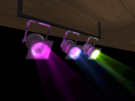 Second Life Marketplace - 3 SPOT LIGHTS STUDIO Multi Colours Wide Spectrum