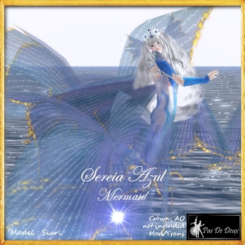 Second Life Marketplace - *PDD* Sereia Azul Mermaid&Merman Pair