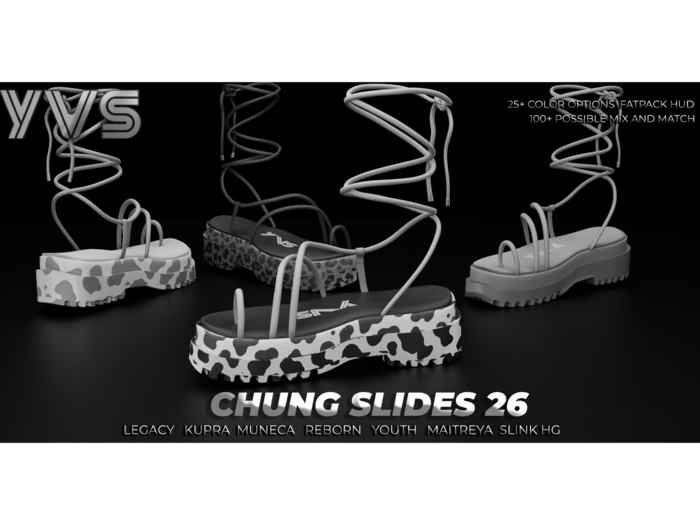 Second Life Marketplace - YVS CHUNG SANDALS 26 DEMO