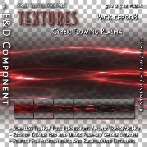 Second Life Marketplace - [CFP008] 6 512px Red Plasma Smoke Cloud ...