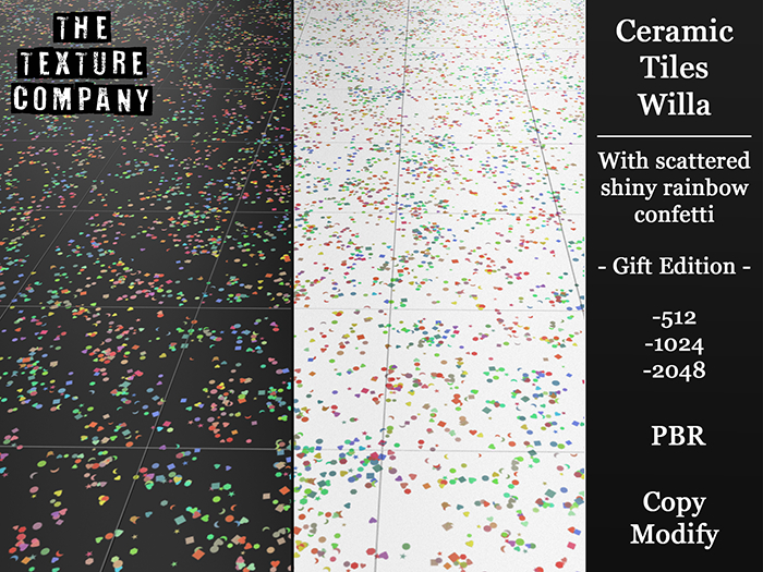 Second Life Marketplace - The Texture Company - Ceramic Tiles Willa ...
